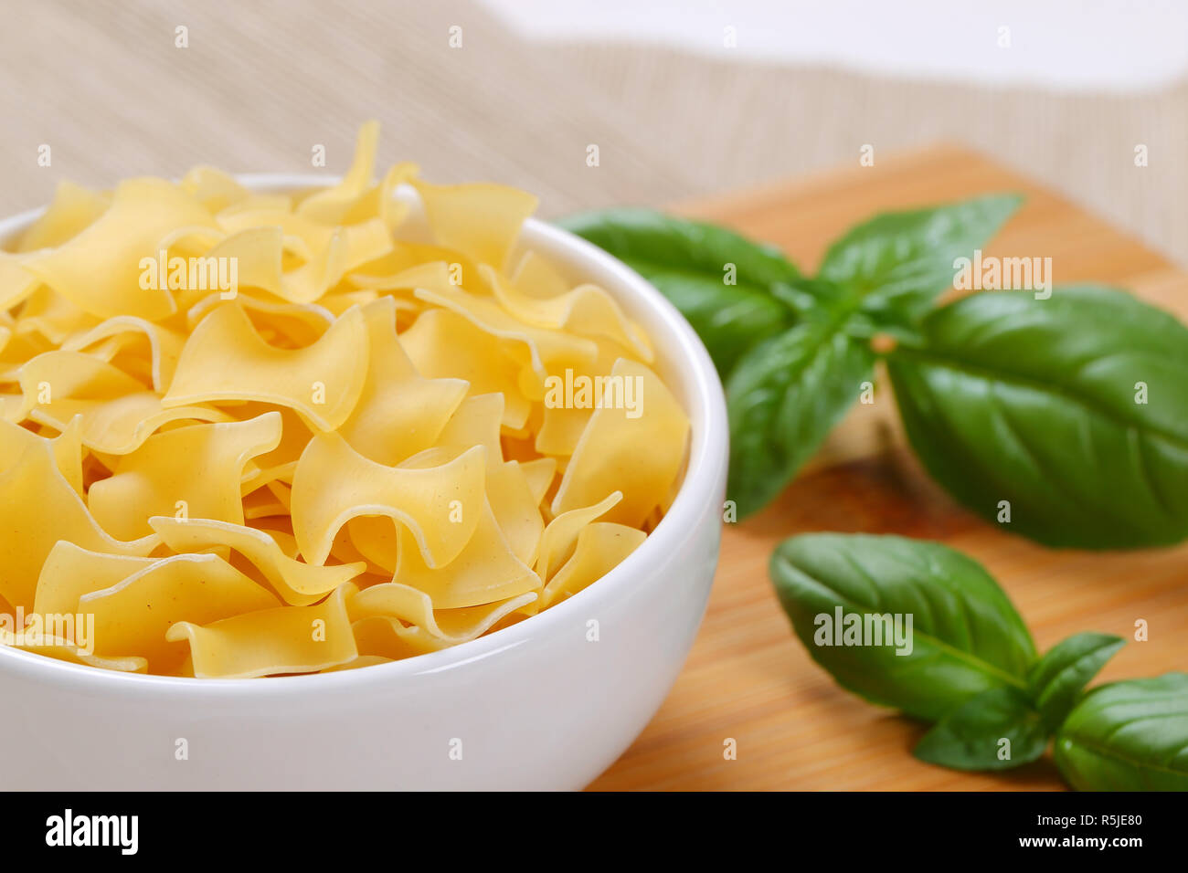 quadretti - square shaped pasta Stock Photo - Alamy