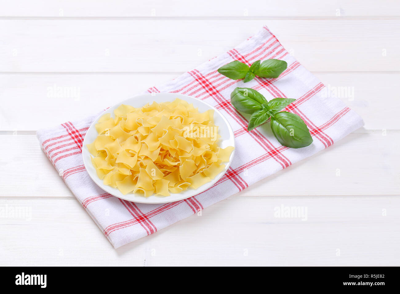 quadretti - square shaped pasta Stock Photo - Alamy