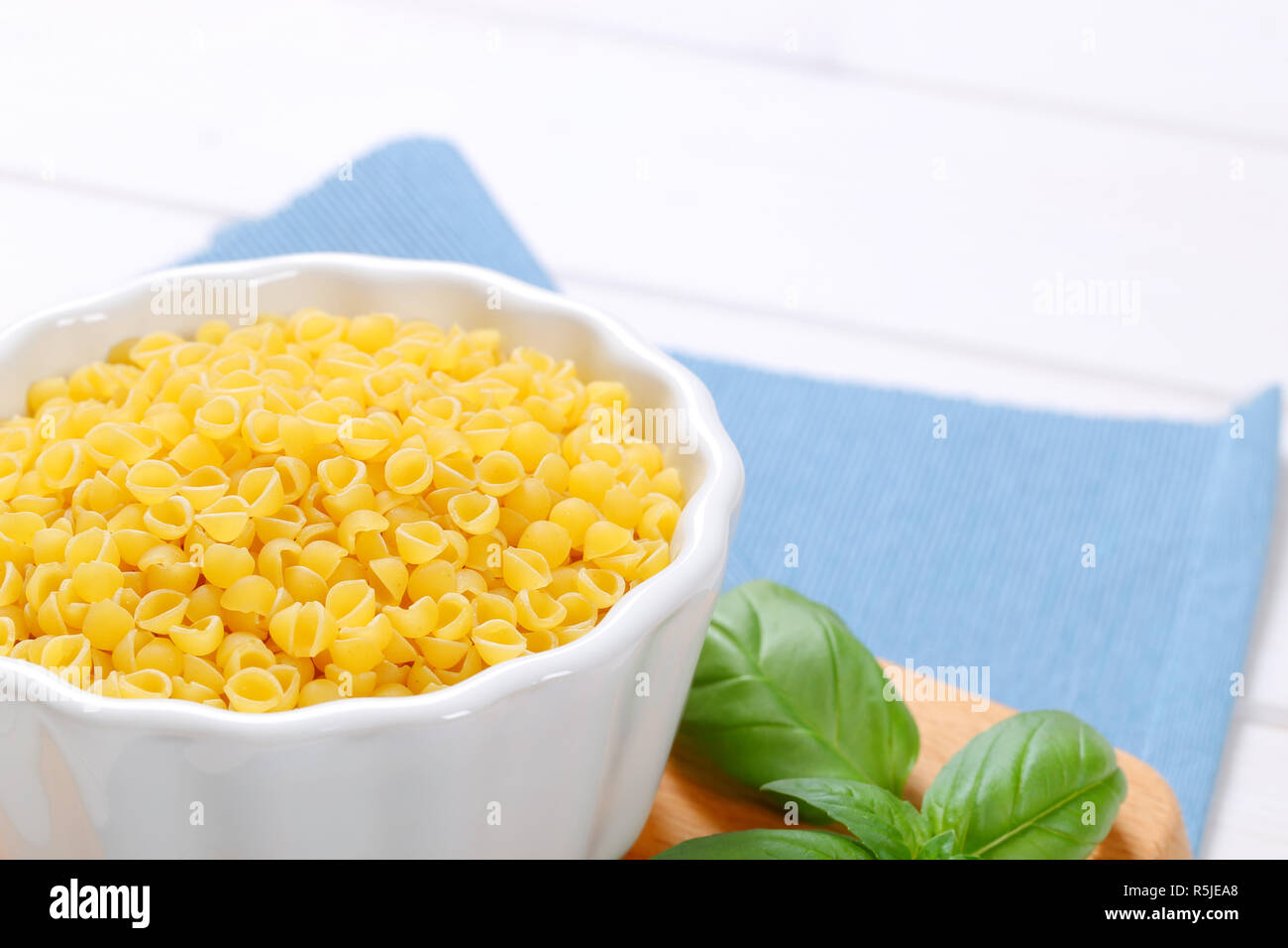 small pasta shells Stock Photo - Alamy
