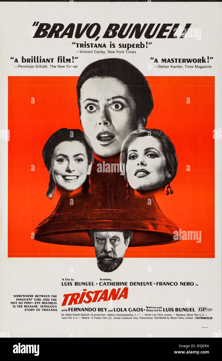 Movie poster Tristana by Luis Buñuel. Museum: PRIVATE COLLECTION ...