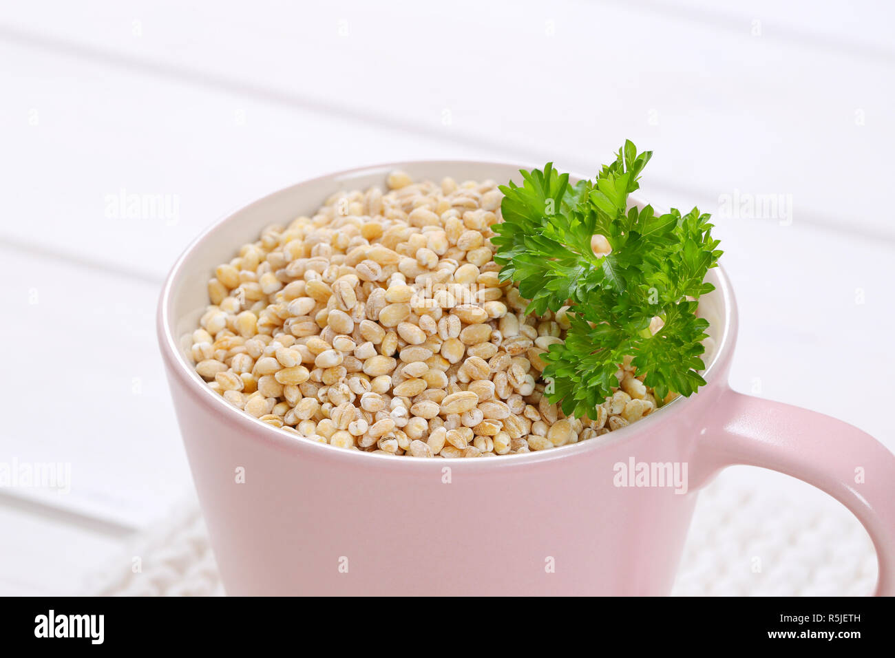 grains of pearl barley Stock Photo - Alamy