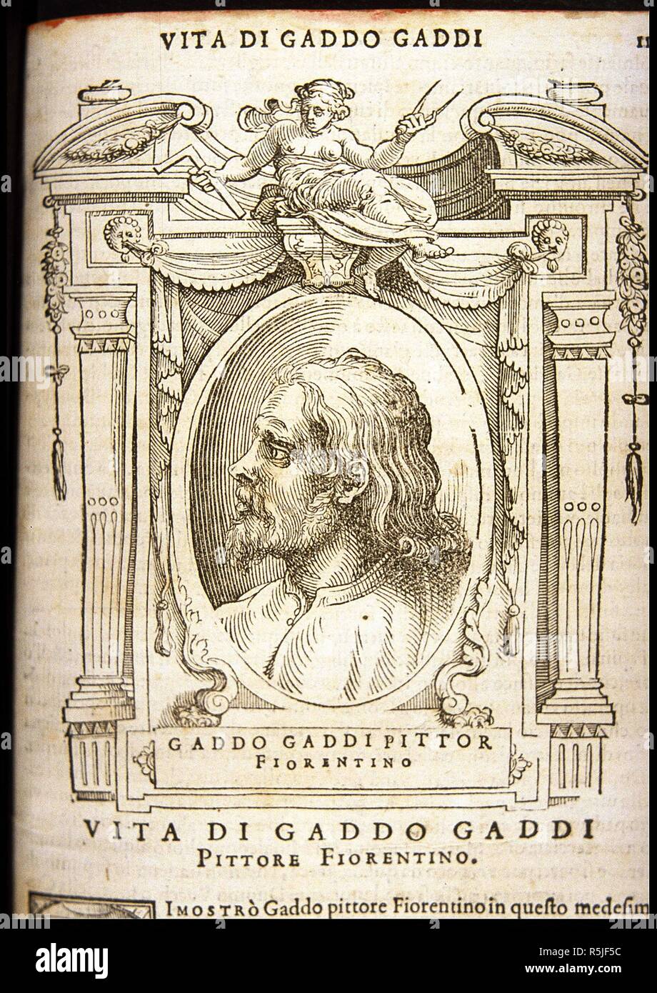 Gaddo Gaddi. From: Giorgio Vasari, The Lives of the Most Excellent ...