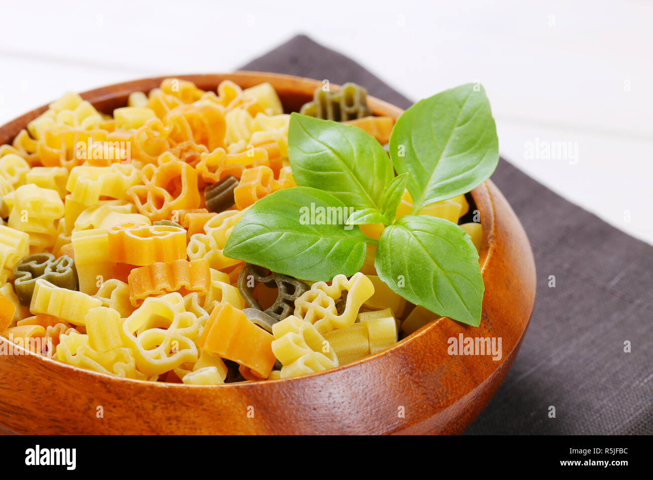 raw colored pasta Stock Photo - Alamy