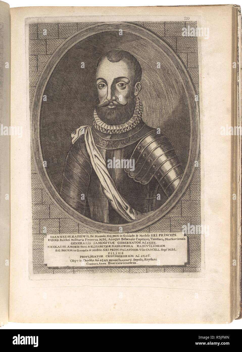 Jan III Radziwill (1492-1542). From: Icones Familiae Ducalis ...