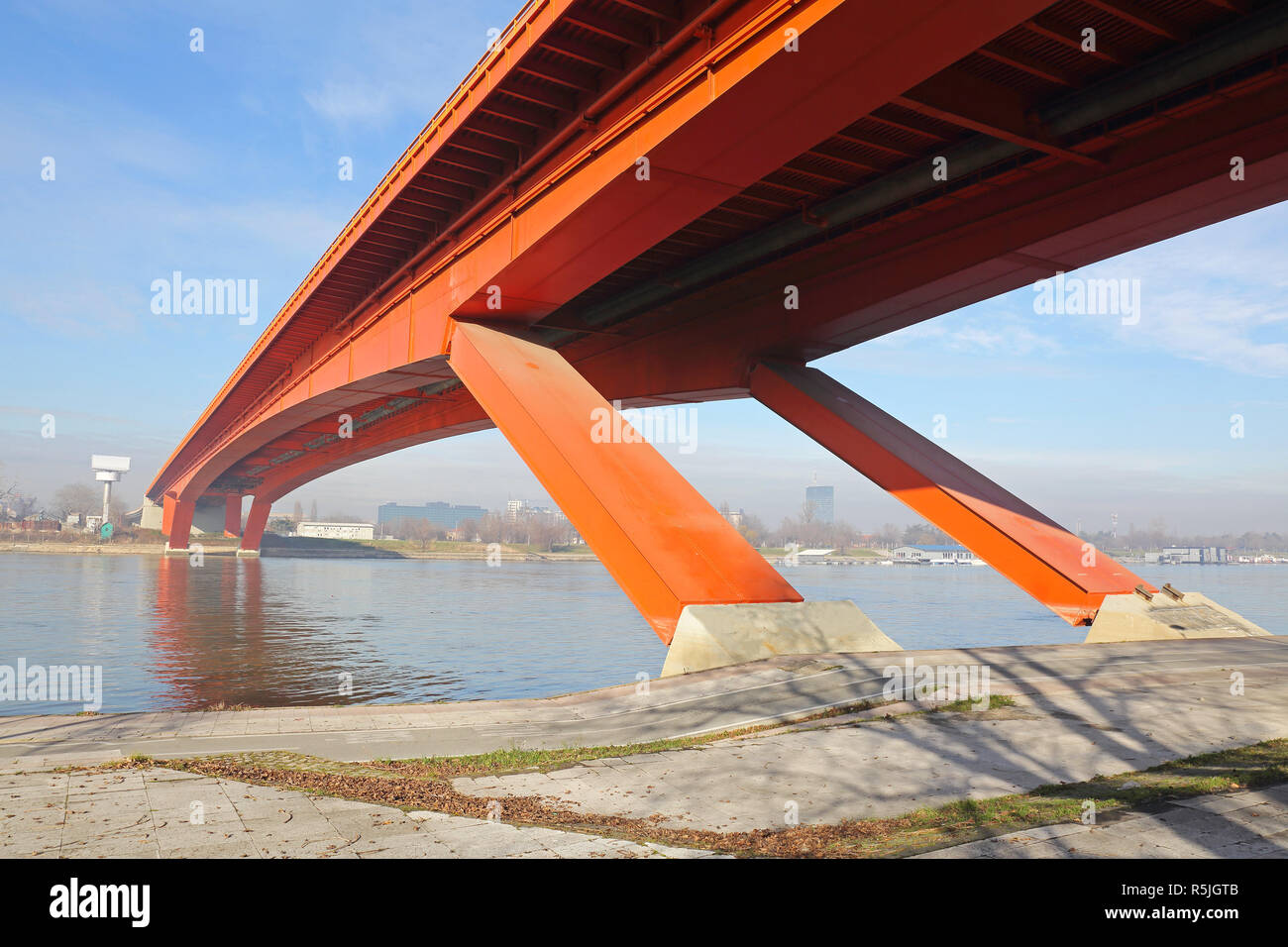 Belgrade Gazela Bridge Stock Photo - Alamy