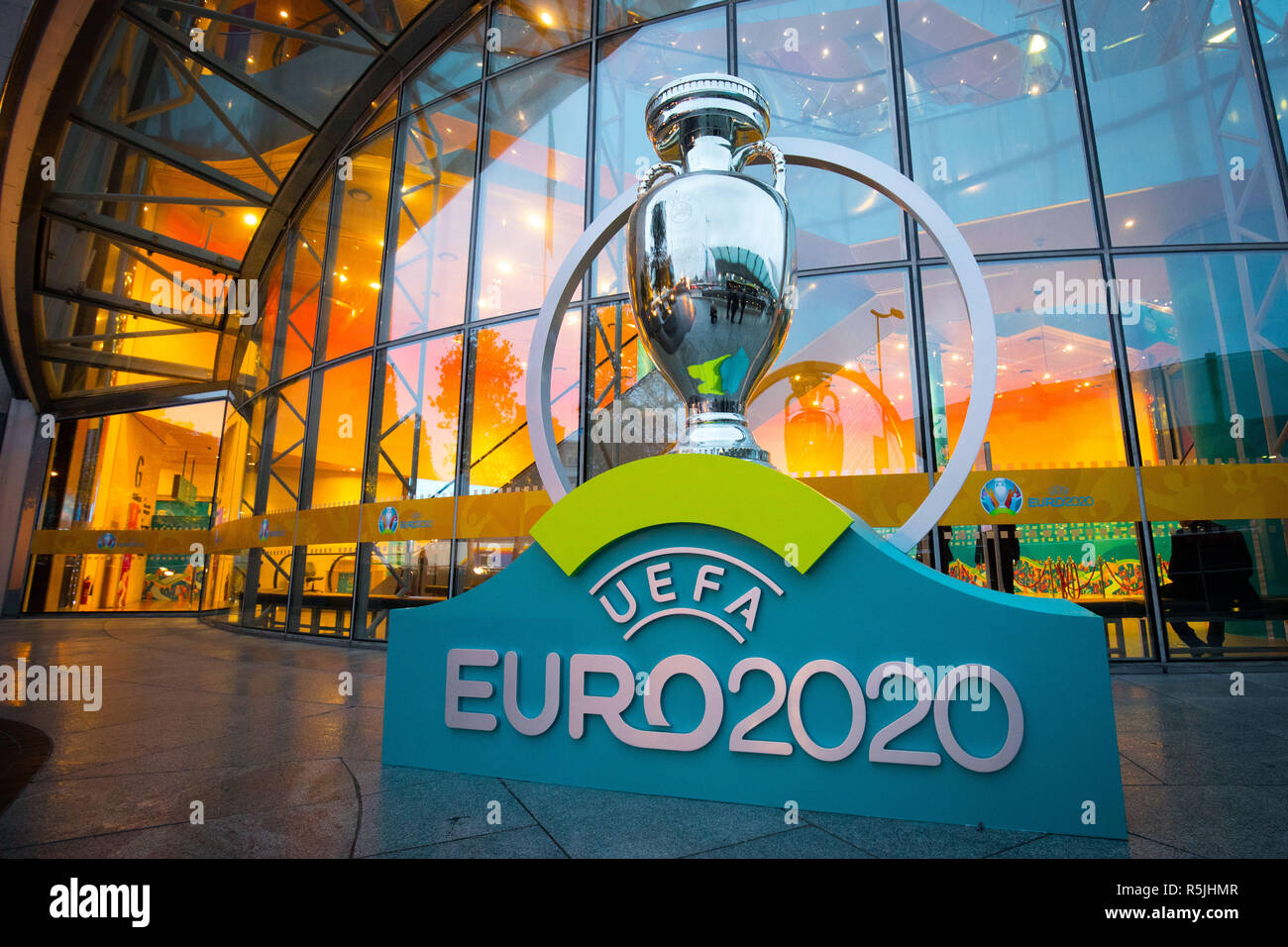 Euro 2020 trophy hi-res stock photography and images - Alamy