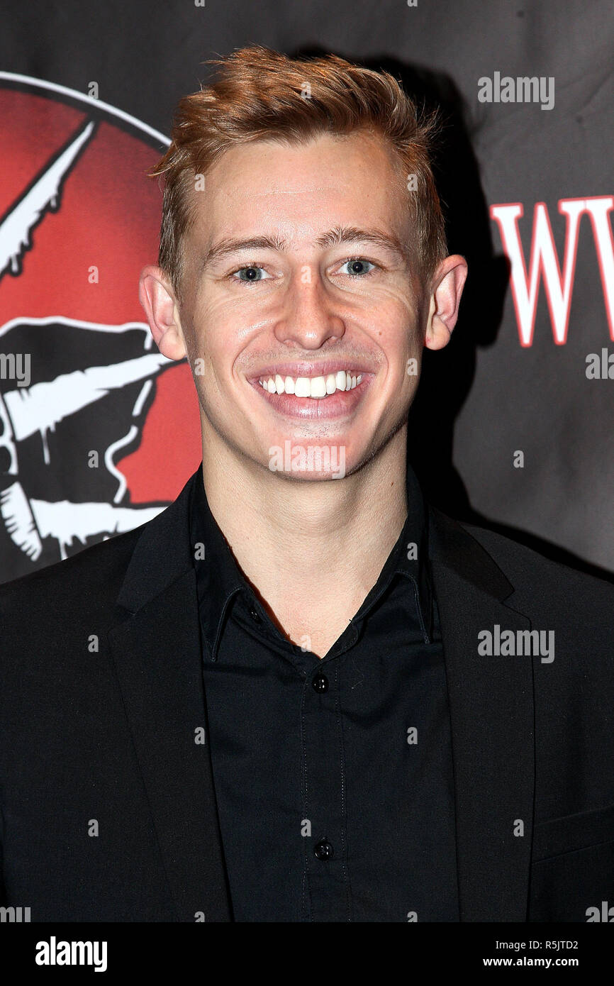 New York, USA. 1st December, 2018. Logan Coffey at The D-Railed ...