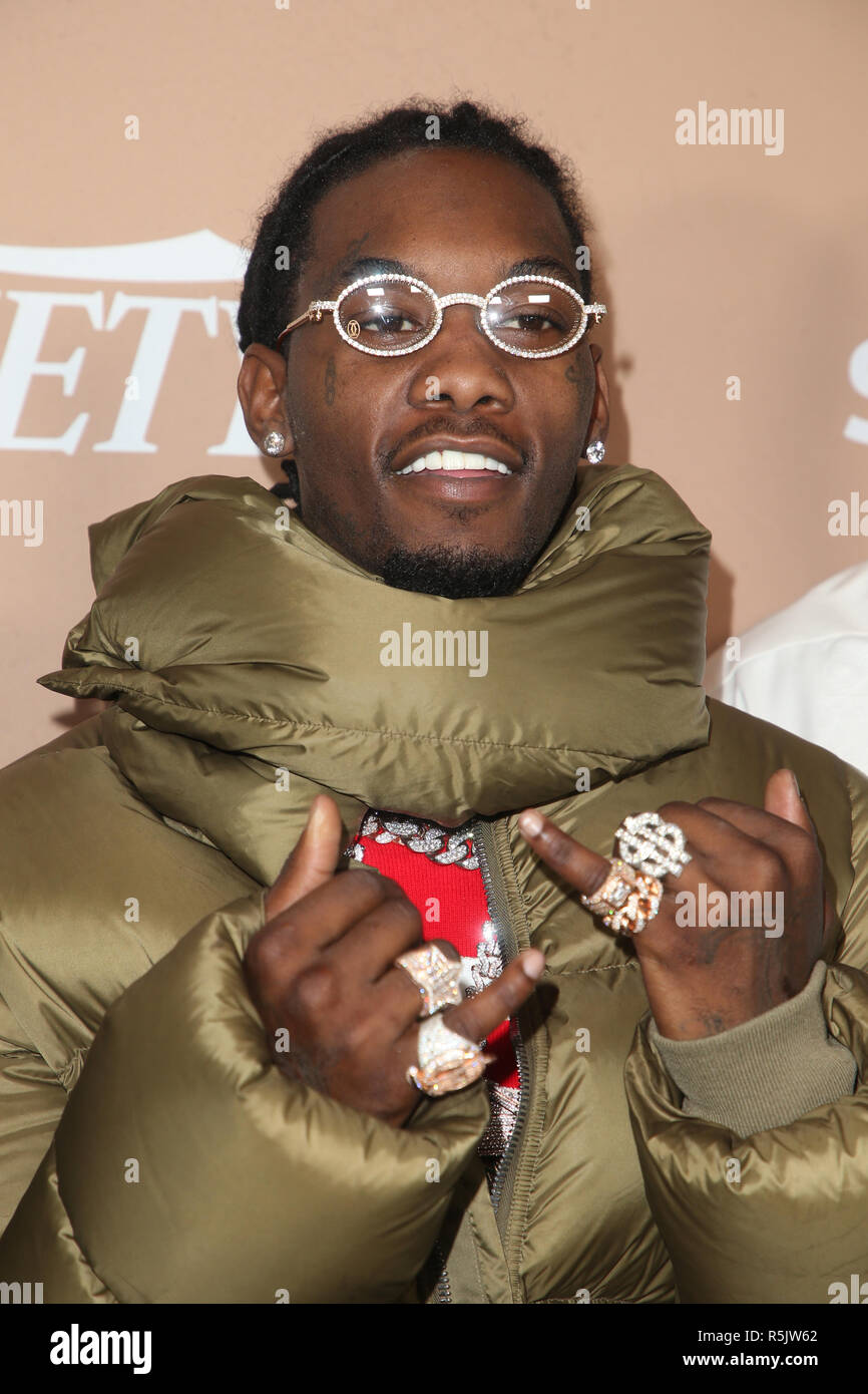 Los Angeles, Ca, USA. 1st Dec, 2018. Offset, Kiari Kendrell Cephus, at ...