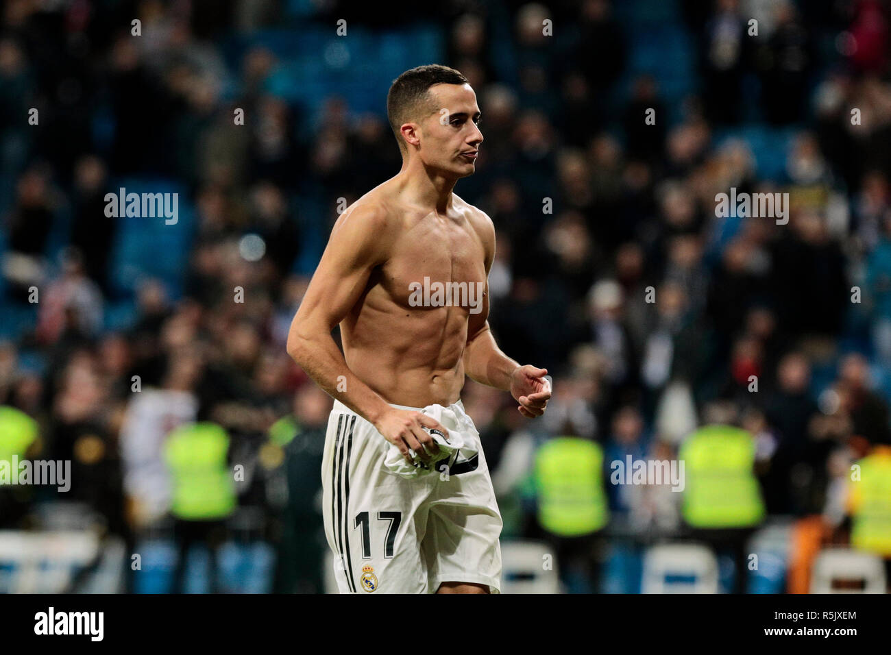 Real Madrid's Lucas Vazquez seen during La Liga match between Real ...