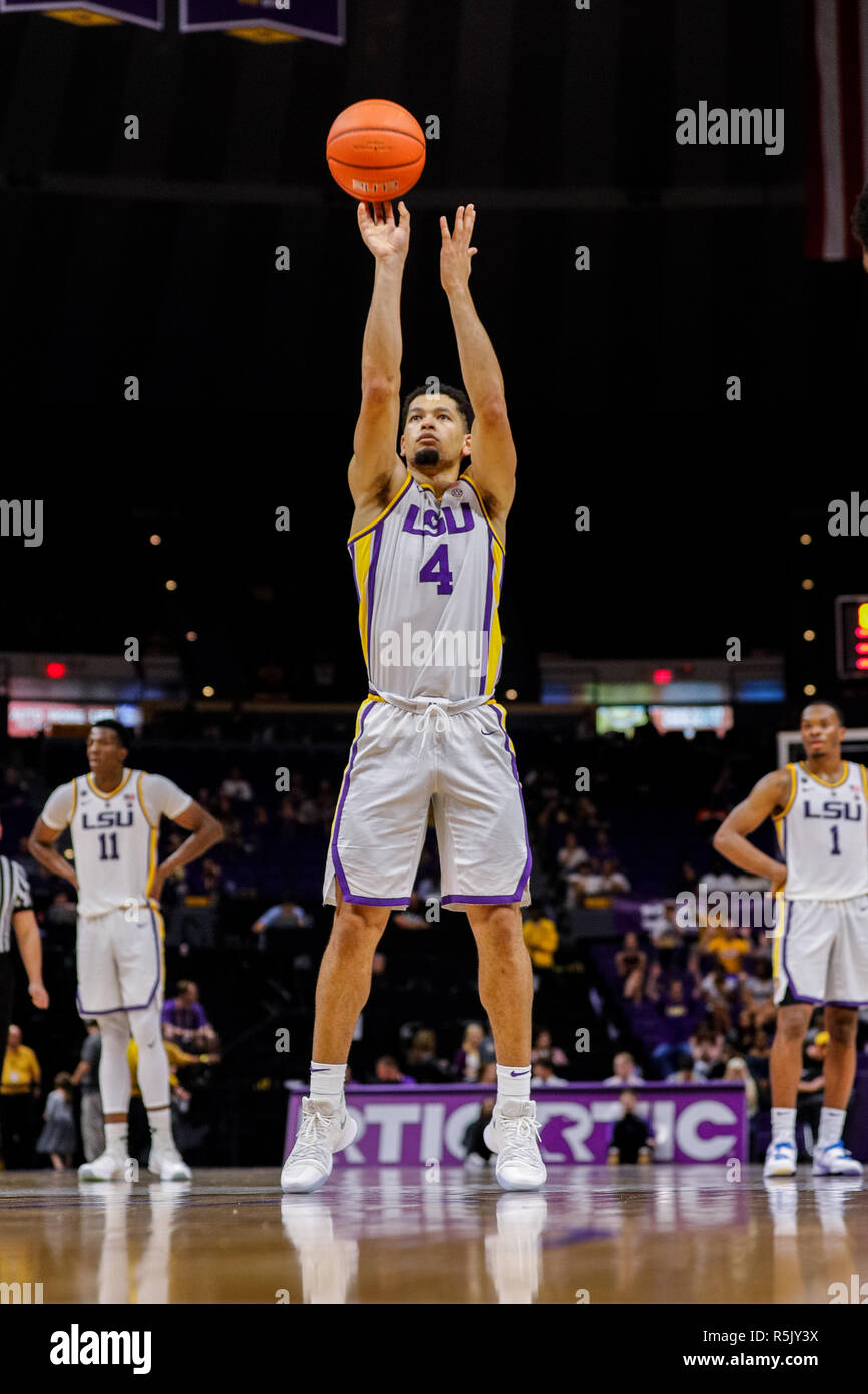 Baton Rouge, LA, USA. 1st Dec, 2018. LSU Tigers guard Skylar Mays (4 ...