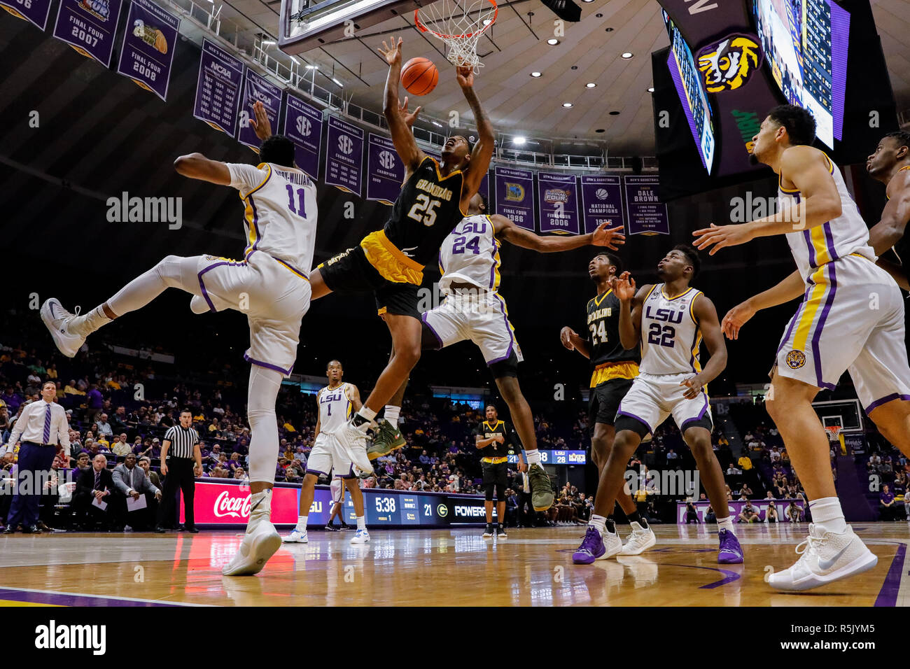 Baton Rouge, LA, USA. 1st Dec, 2018. Grambling State Tigers forward ...