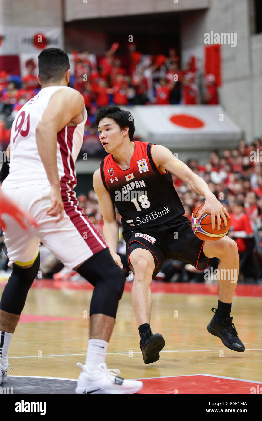 Toyama, Japan. 30th Nov, 2018. Japan's Yudai Baba during the FIBA ...