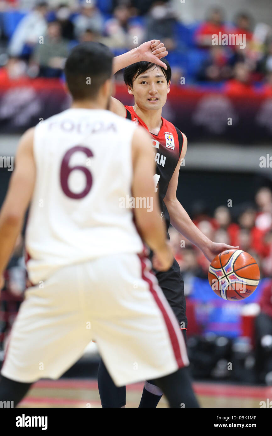 Toyama, Japan. 30th Nov, 2018. Japan's Daiki Tanaka during the FIBA ...