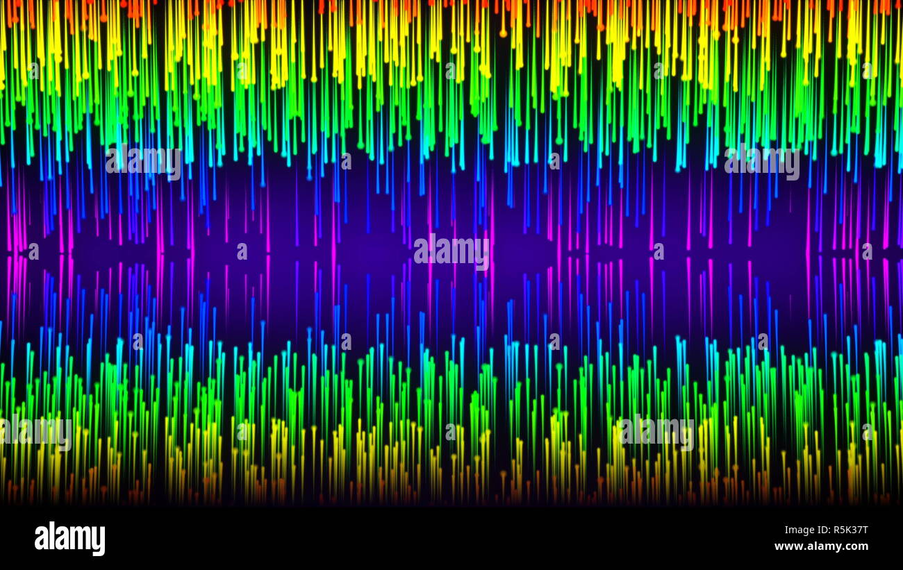 Computer generated animation psychedelic shapes hi-res stock ...