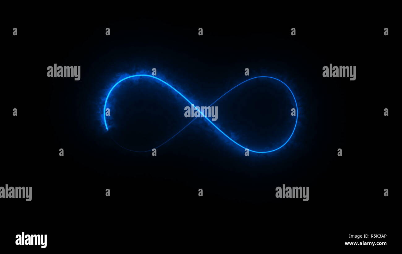Abstract background with infinity sign. Digital background Stock Photo ...