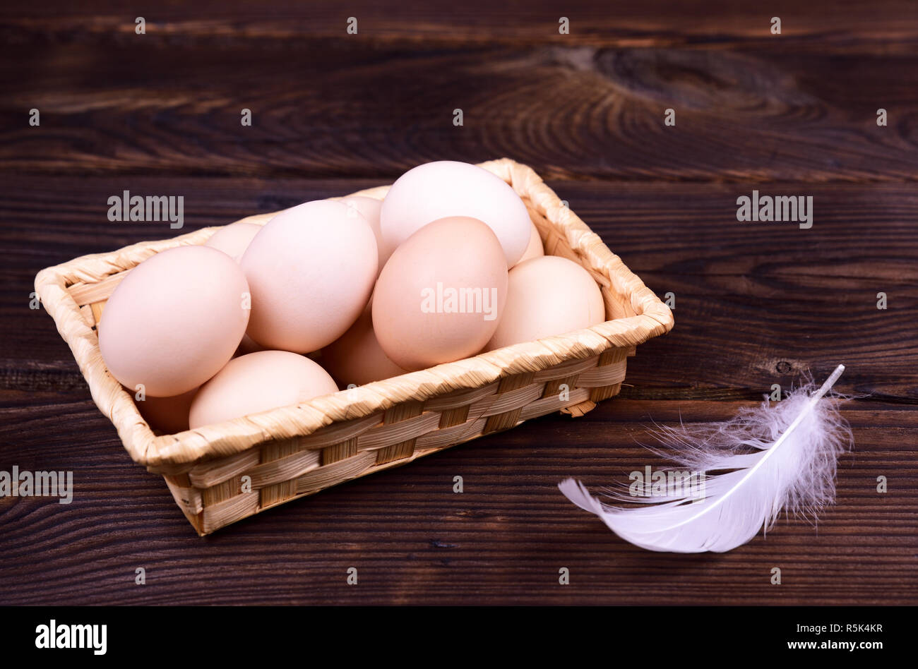 Raw chicken eggs in shells Stock Photo - Alamy