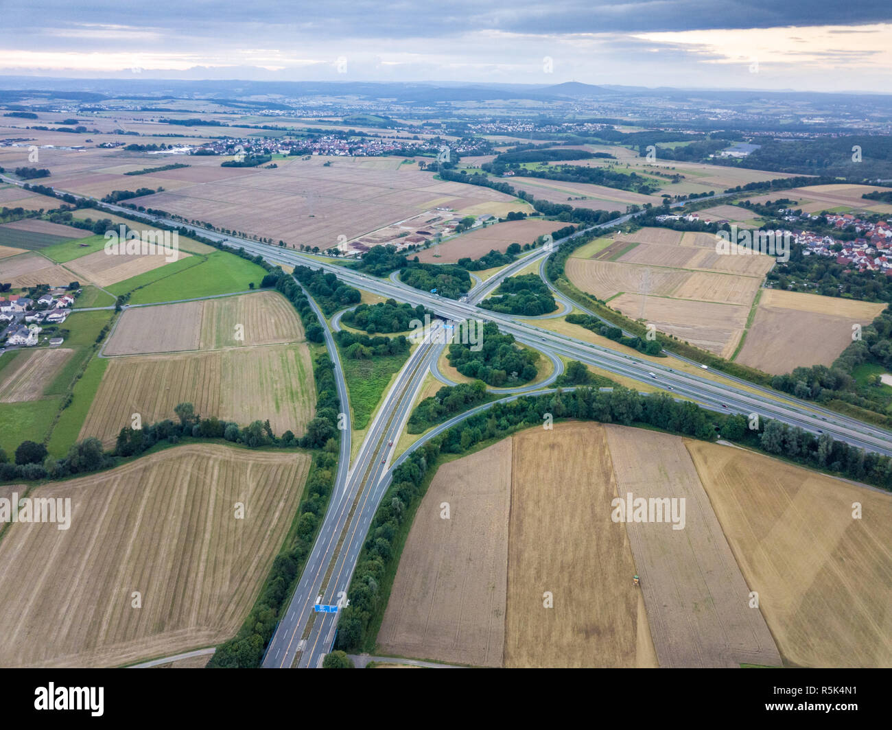 Autobahn intersection High Resolution Stock Photography and Images - Alamy