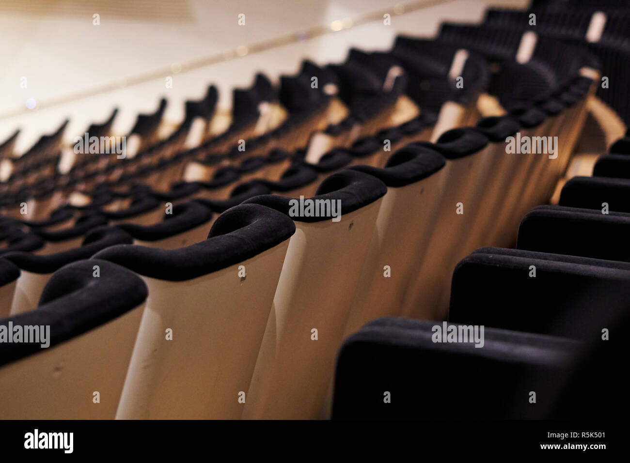concert hall seats rows Stock Photo - Alamy