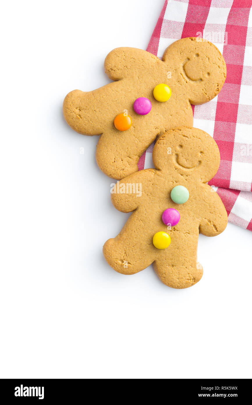 Gingerbread man cut out overhead hi-res stock photography and images ...