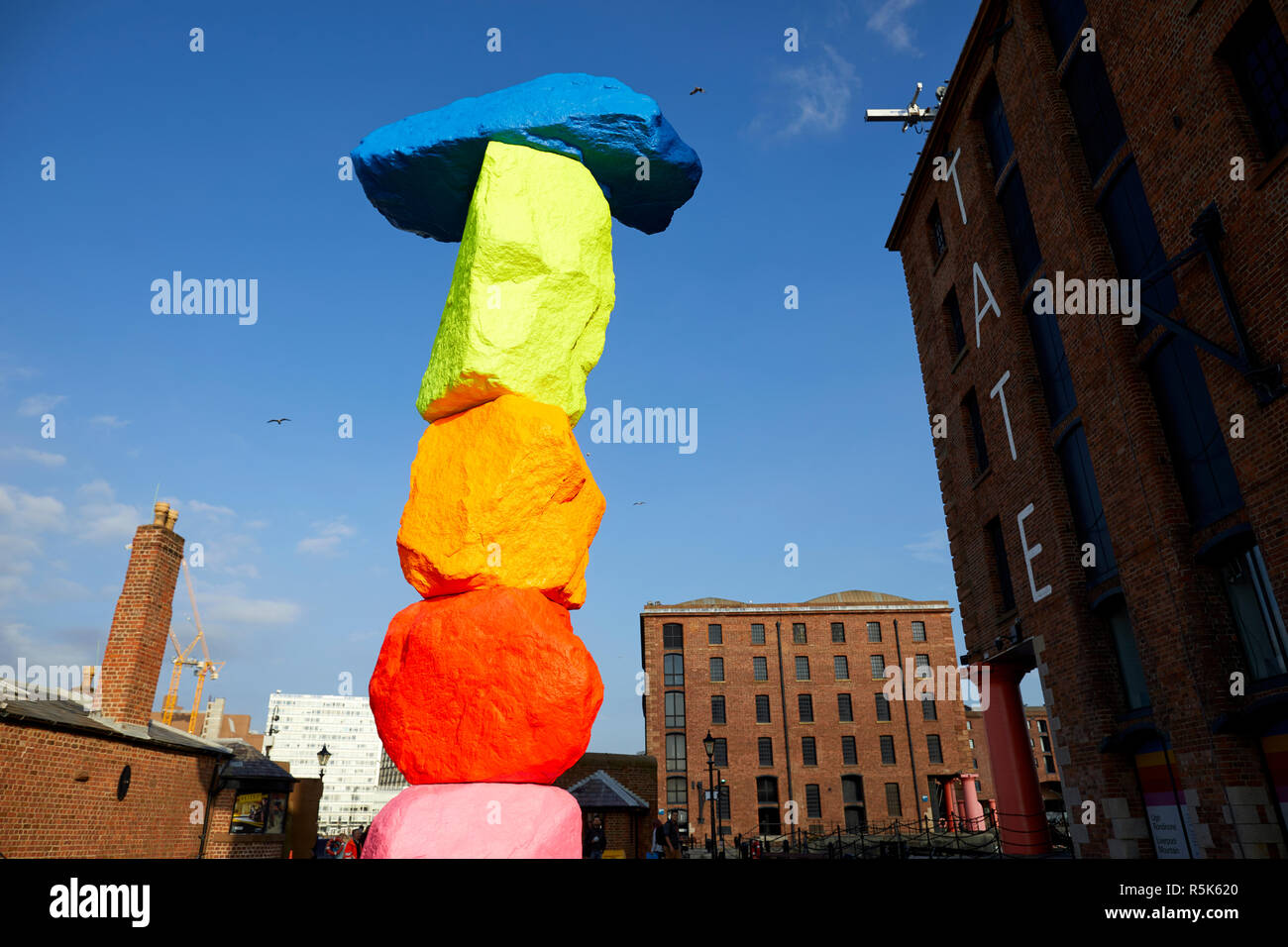 Liverpool Mountain public art on Liverpools waterfront by artist Ugo ...