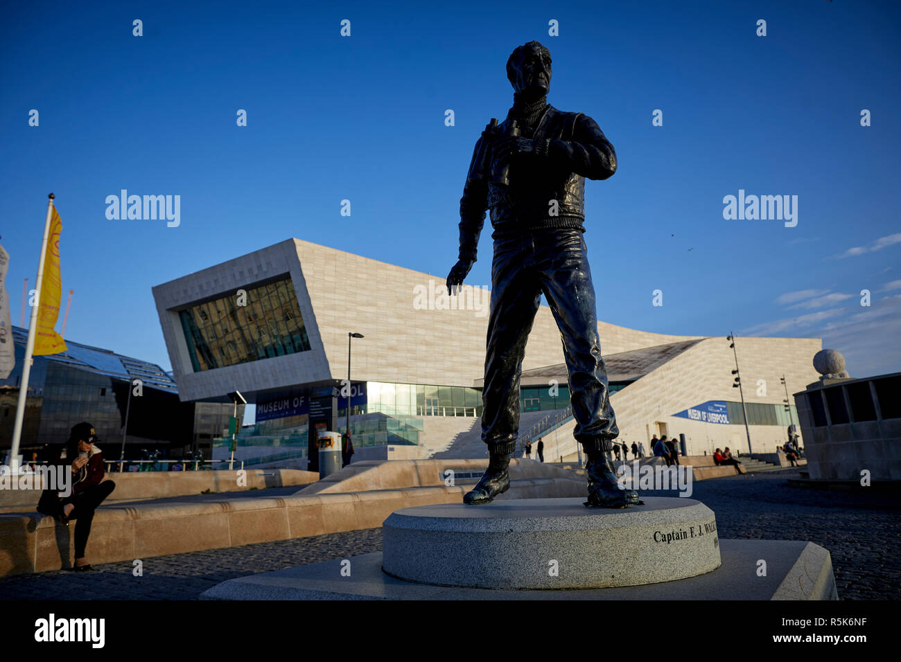 Pier Head Liverpool Waterfront Museum of Liverpool Statue of Captain ...