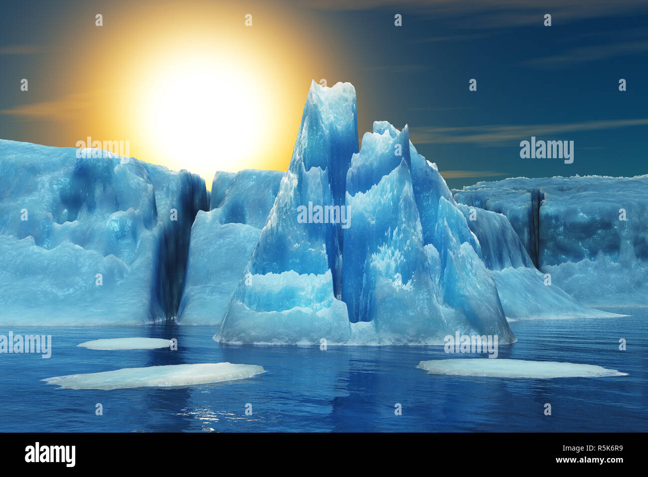 Formation of sun 3d render hi-res stock photography and images - Alamy