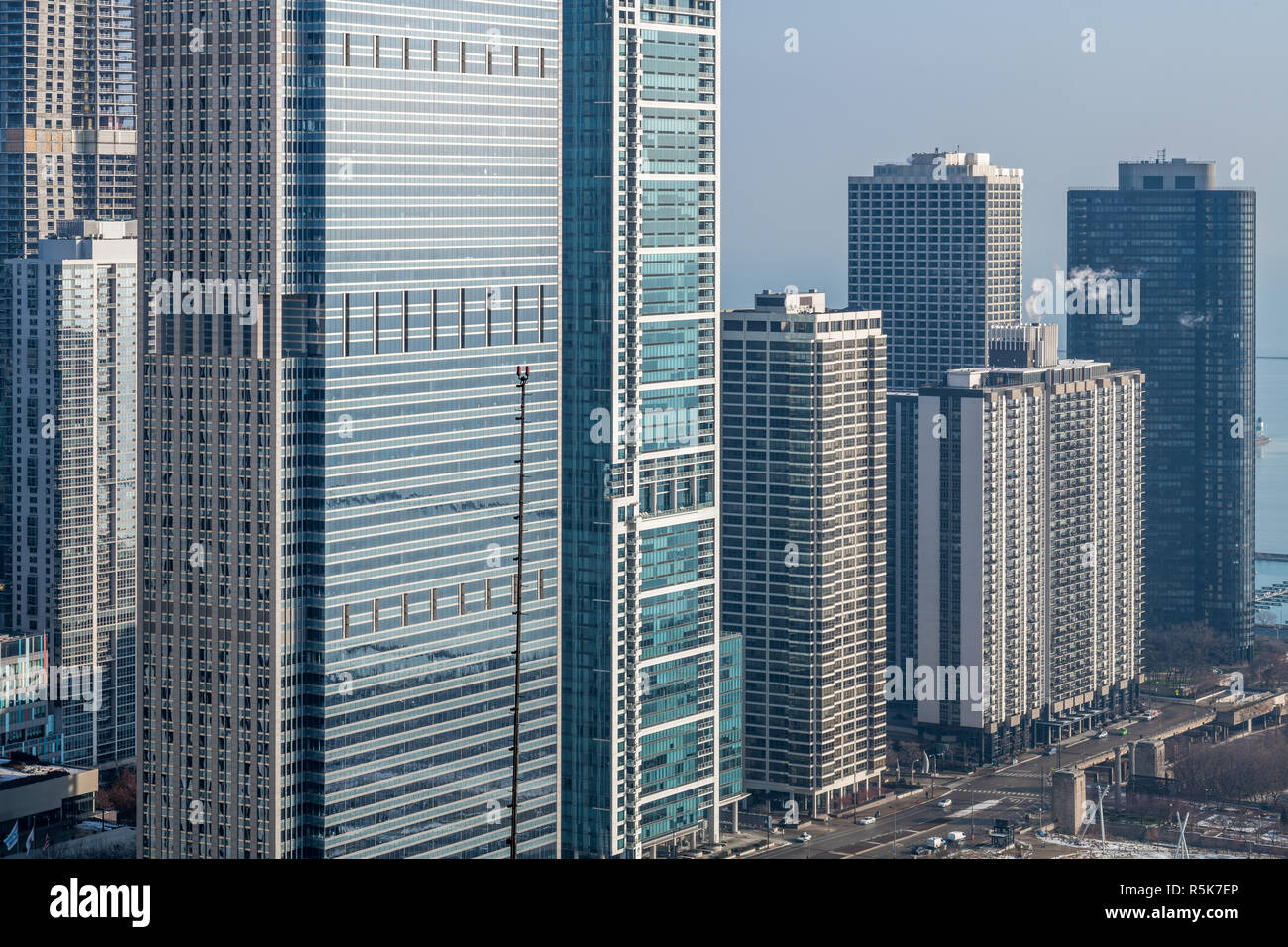 Buildings in downtown Chicago Stock Photo - Alamy