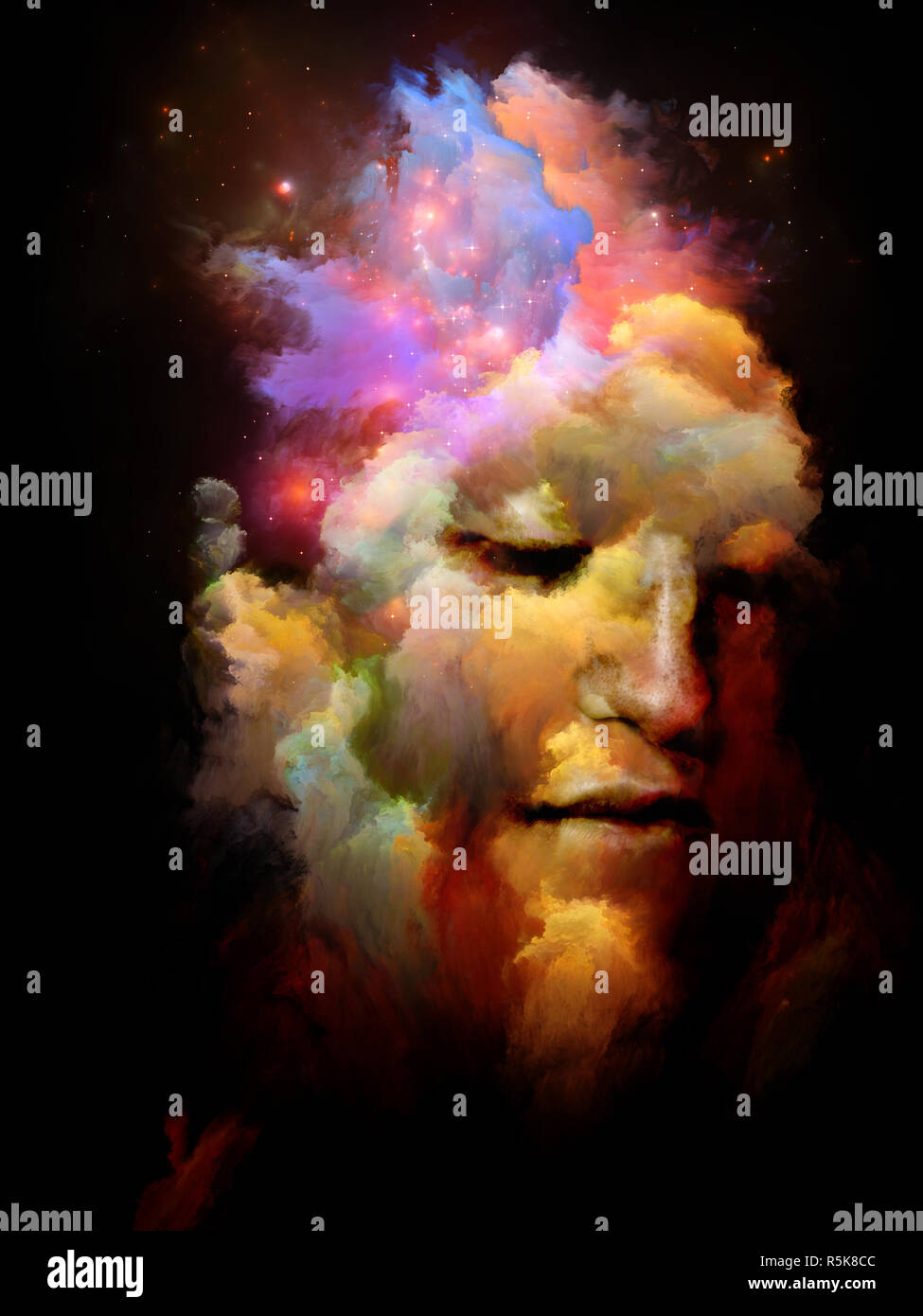 Colors of Mind Stock Photo - Alamy