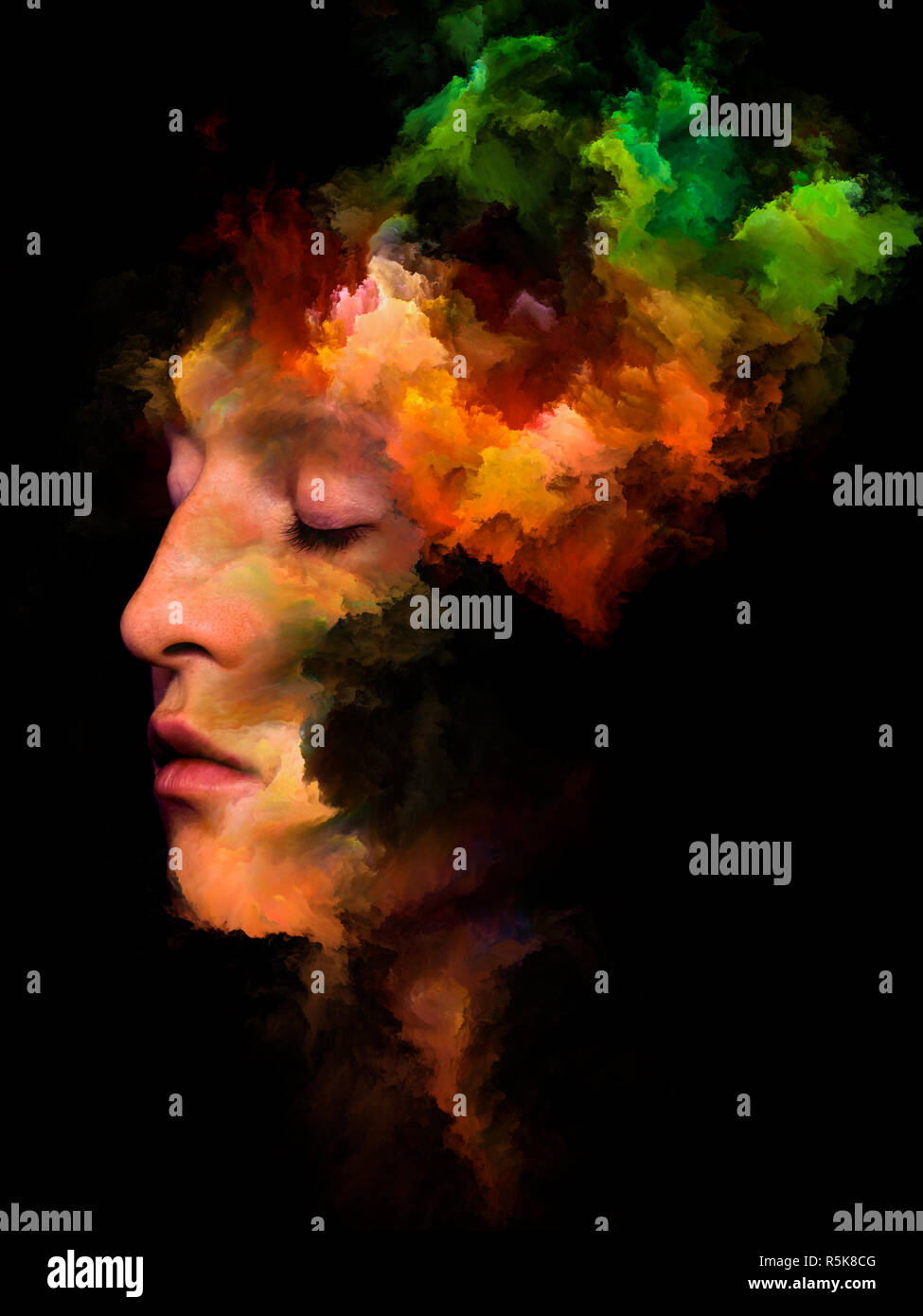 Colors of Insanity Stock Photo - Alamy