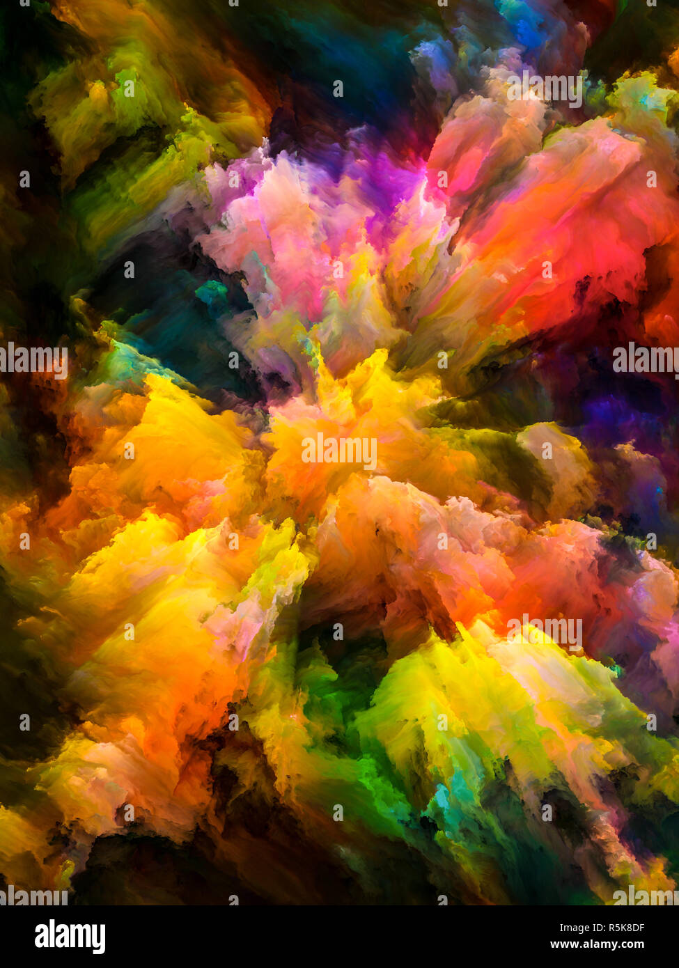 Burst Of Colors Stock Photo - Alamy