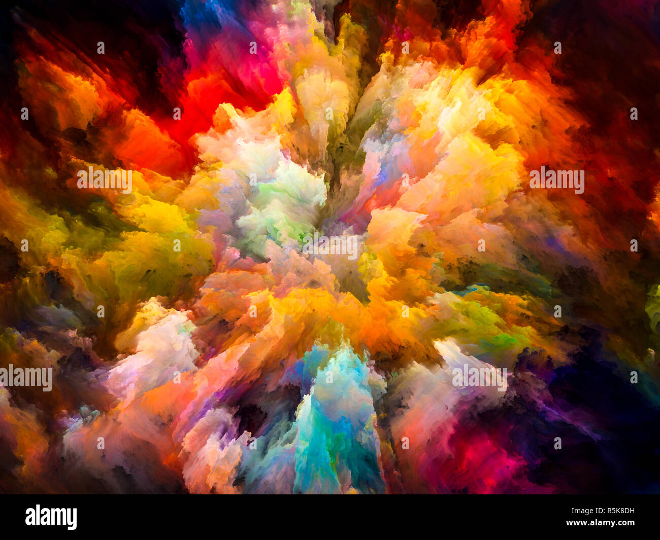 Toward Digital Colors Stock Photo - Alamy