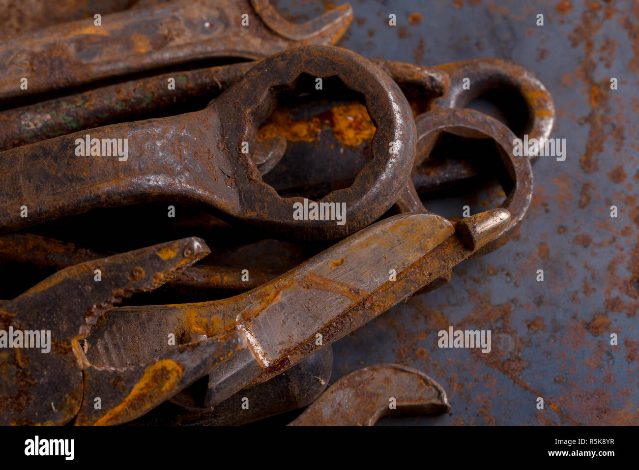 Old rusty tools Stock Photo - Alamy