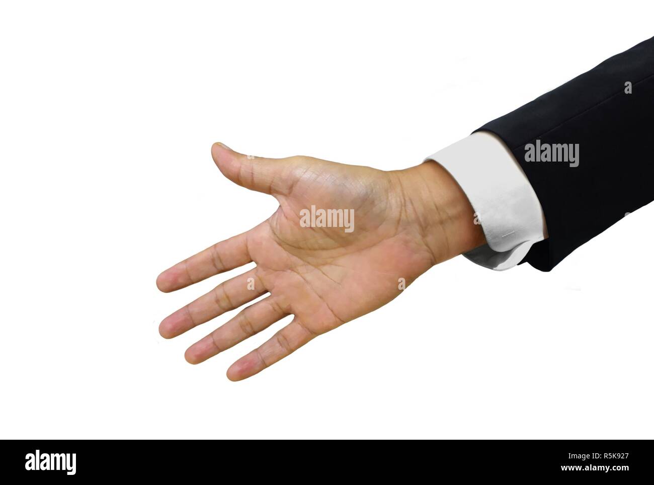 Handshake on project Cut Out Stock Images & Pictures - Alamy
