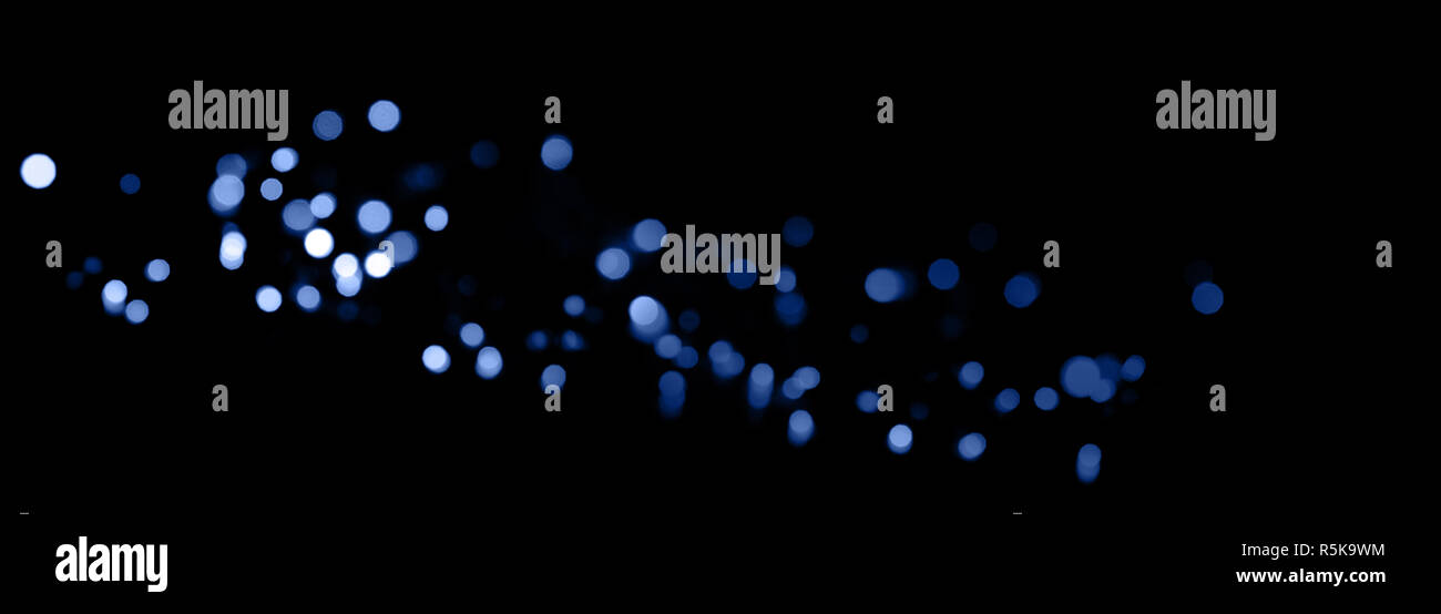 abstract dark background with blue bokeh effect Stock Photo - Alamy