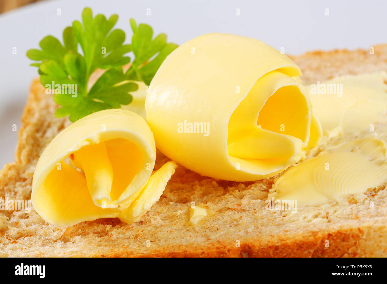 Bread and butter Stock Photo - Alamy