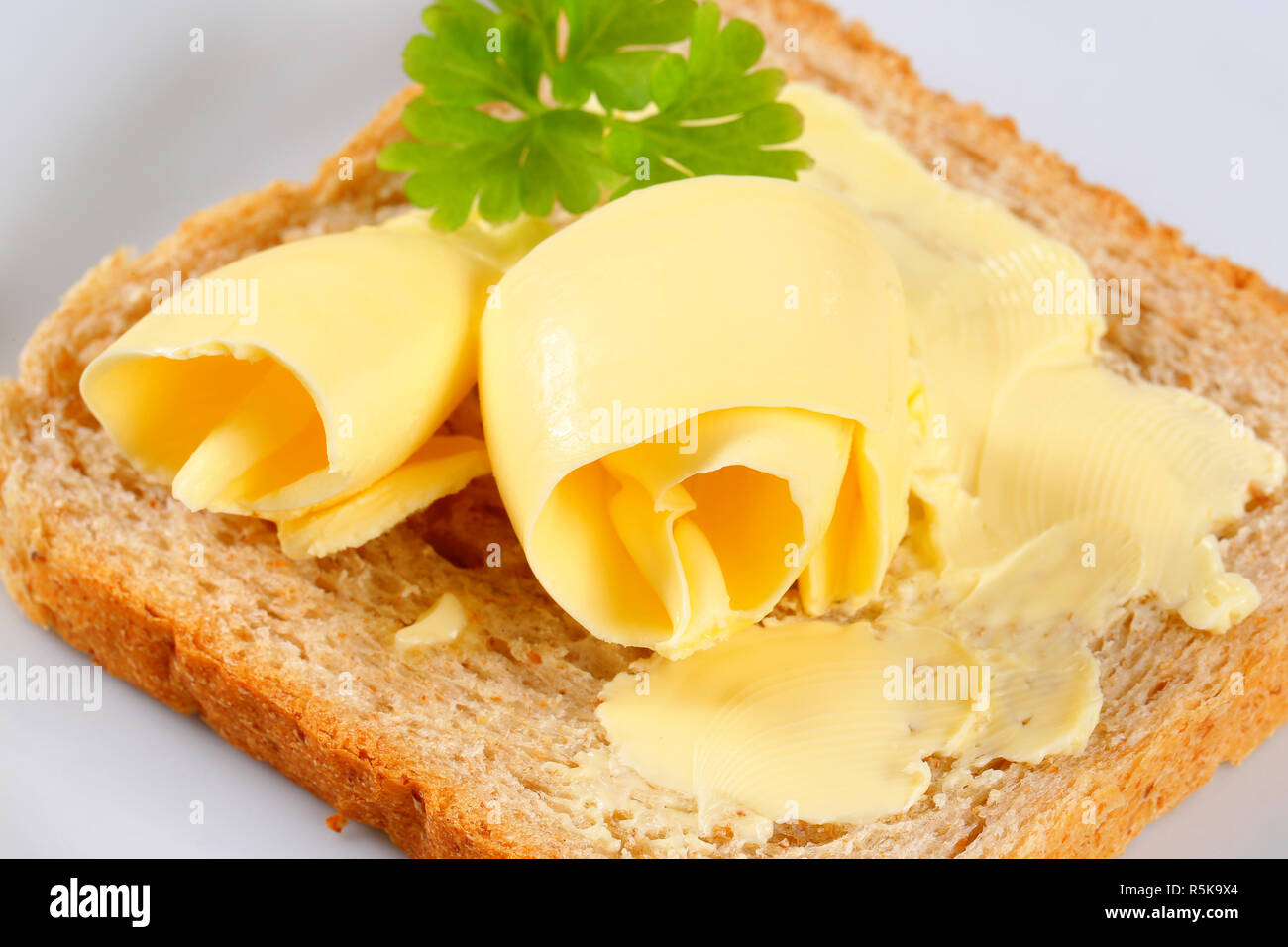 Bread and butter Stock Photo - Alamy