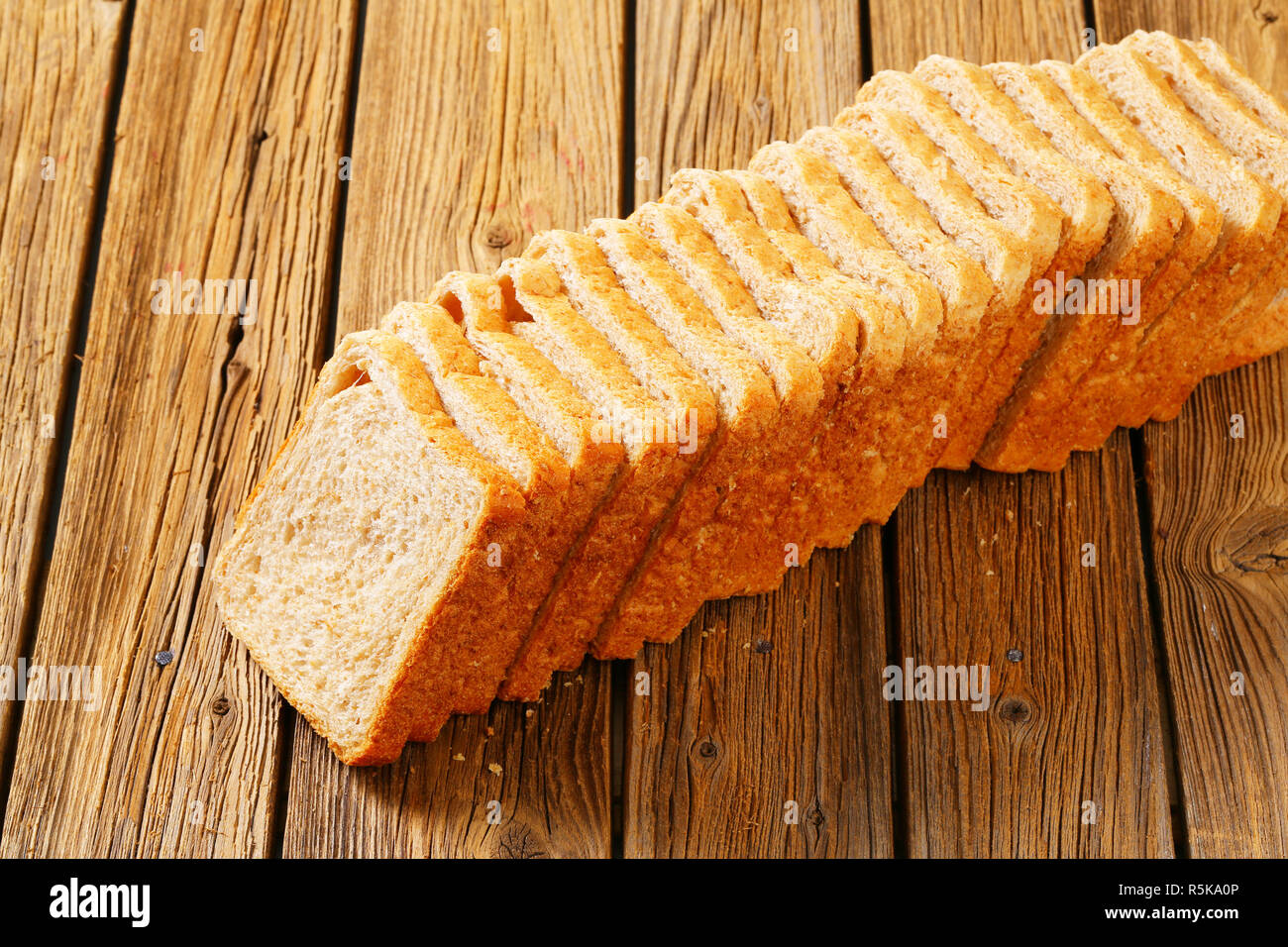 Whole wheat sandwich bread Stock Photo - Alamy