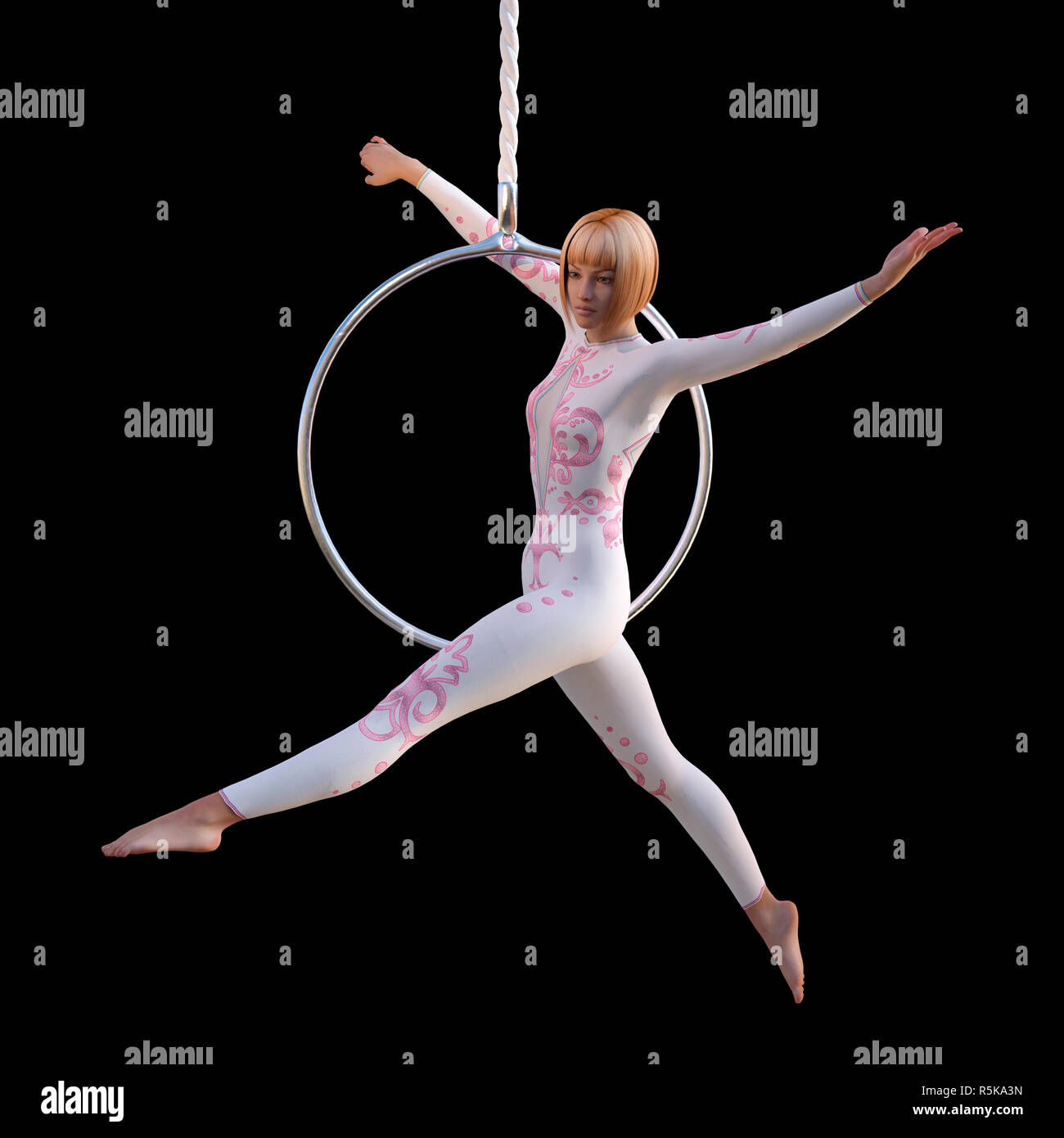 Black female circus performer hi-res stock photography and images - Alamy