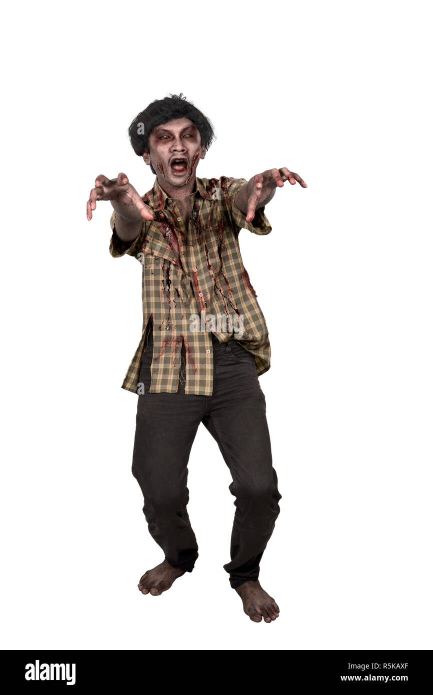 Zombie monster man Cut Out Stock Images & Pictures - Alamy