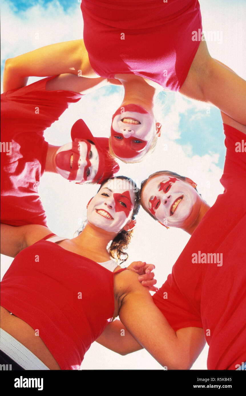 Football game face paint usa hi-res stock photography and images - Alamy