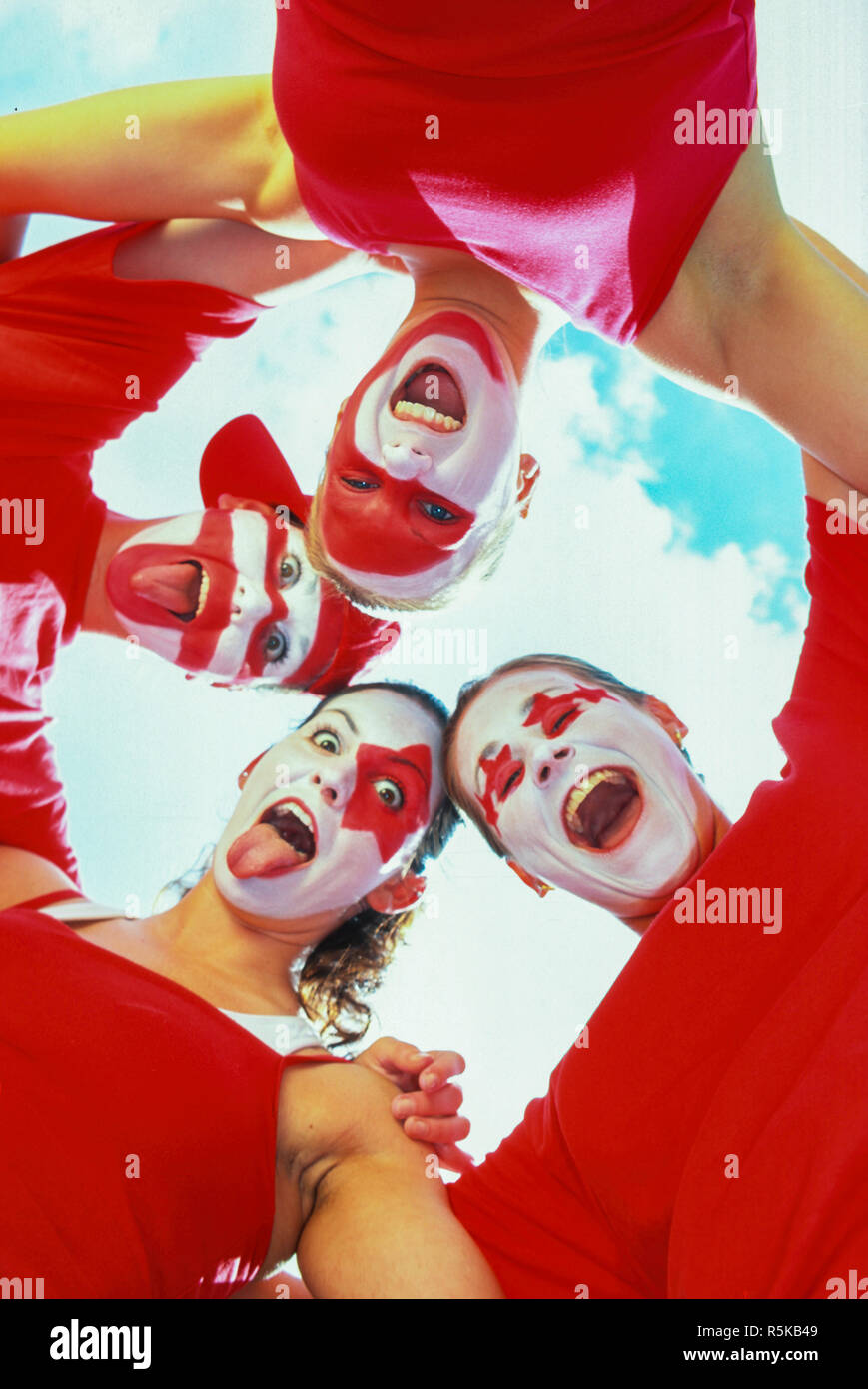 Football game face paint usa hi-res stock photography and images - Alamy