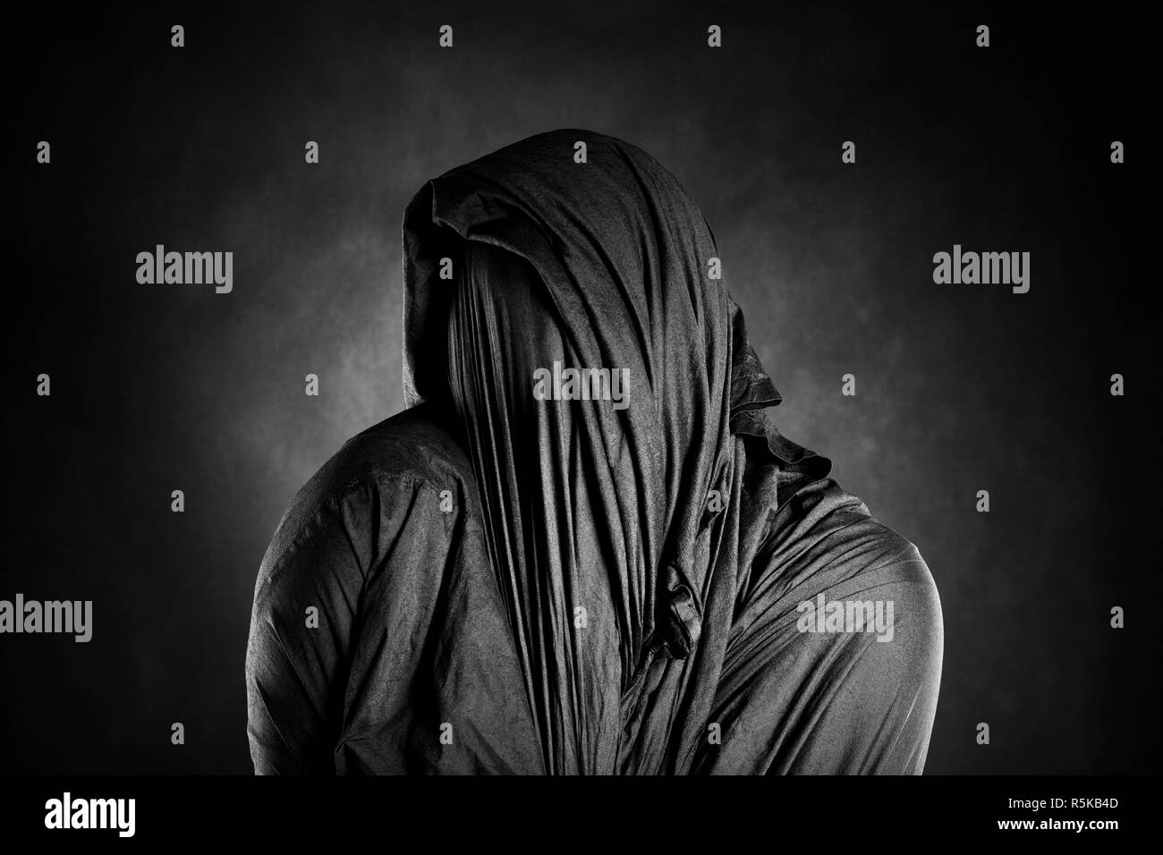 Scary shadow figure Black and White Stock Photos & Images - Alamy