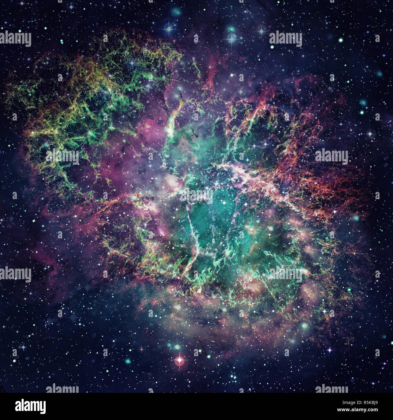 Colorful space nebula. Elements of this image furnished by NASA Stock ...