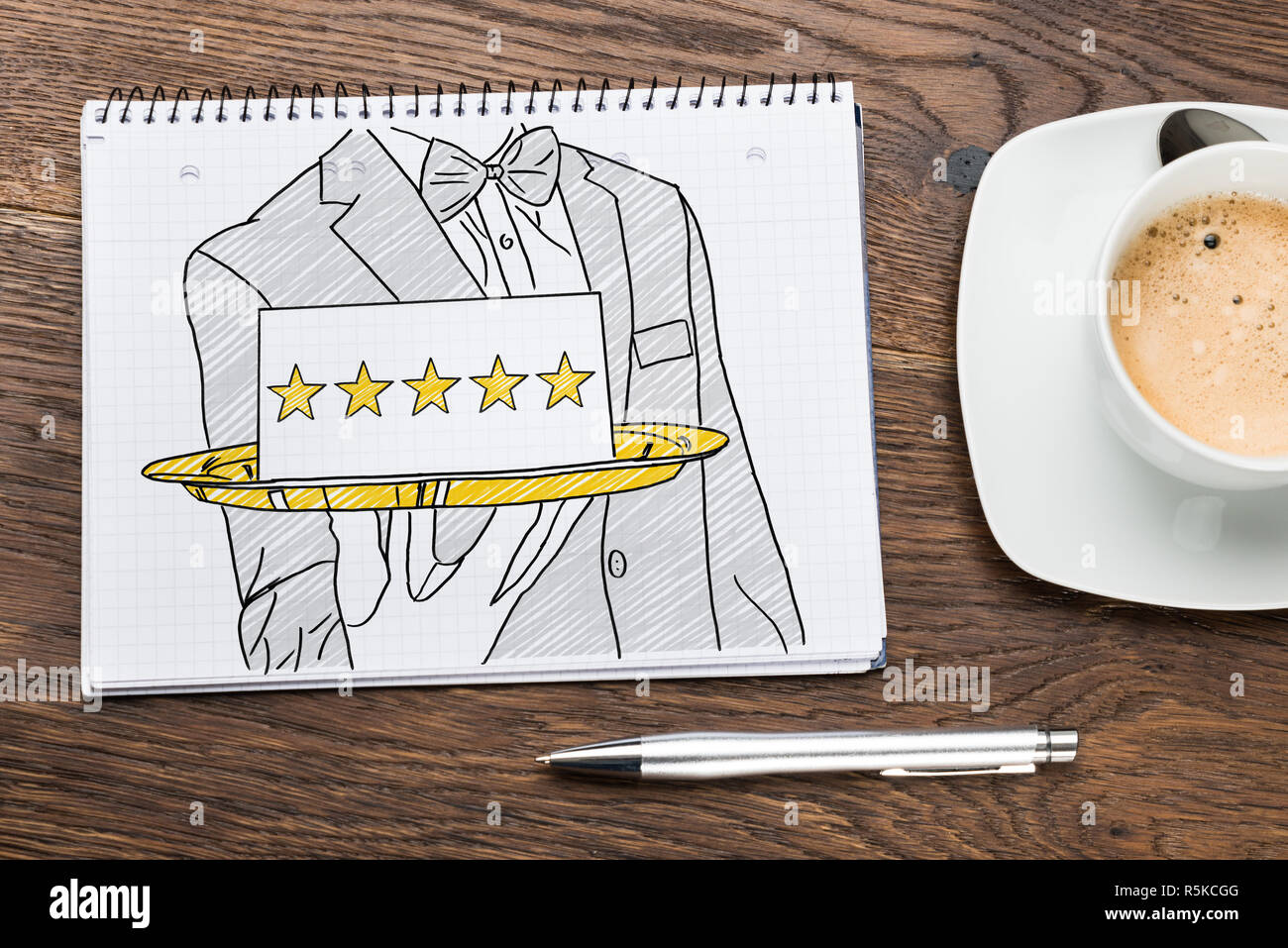 Five Star Hospitality Service Concept Stock Photo - Alamy