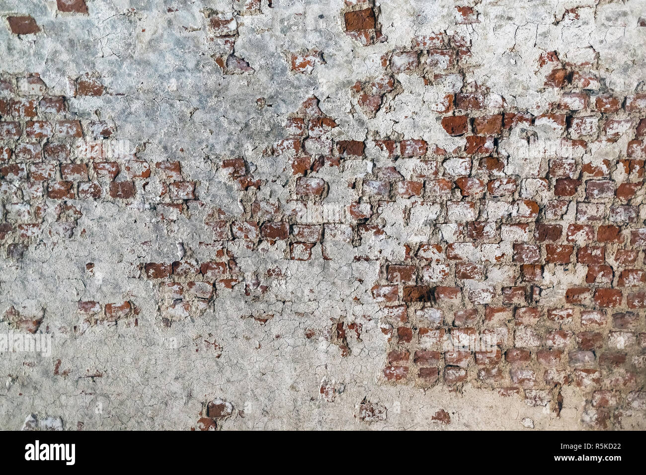 Brickwork with plaster Stock Photo - Alamy