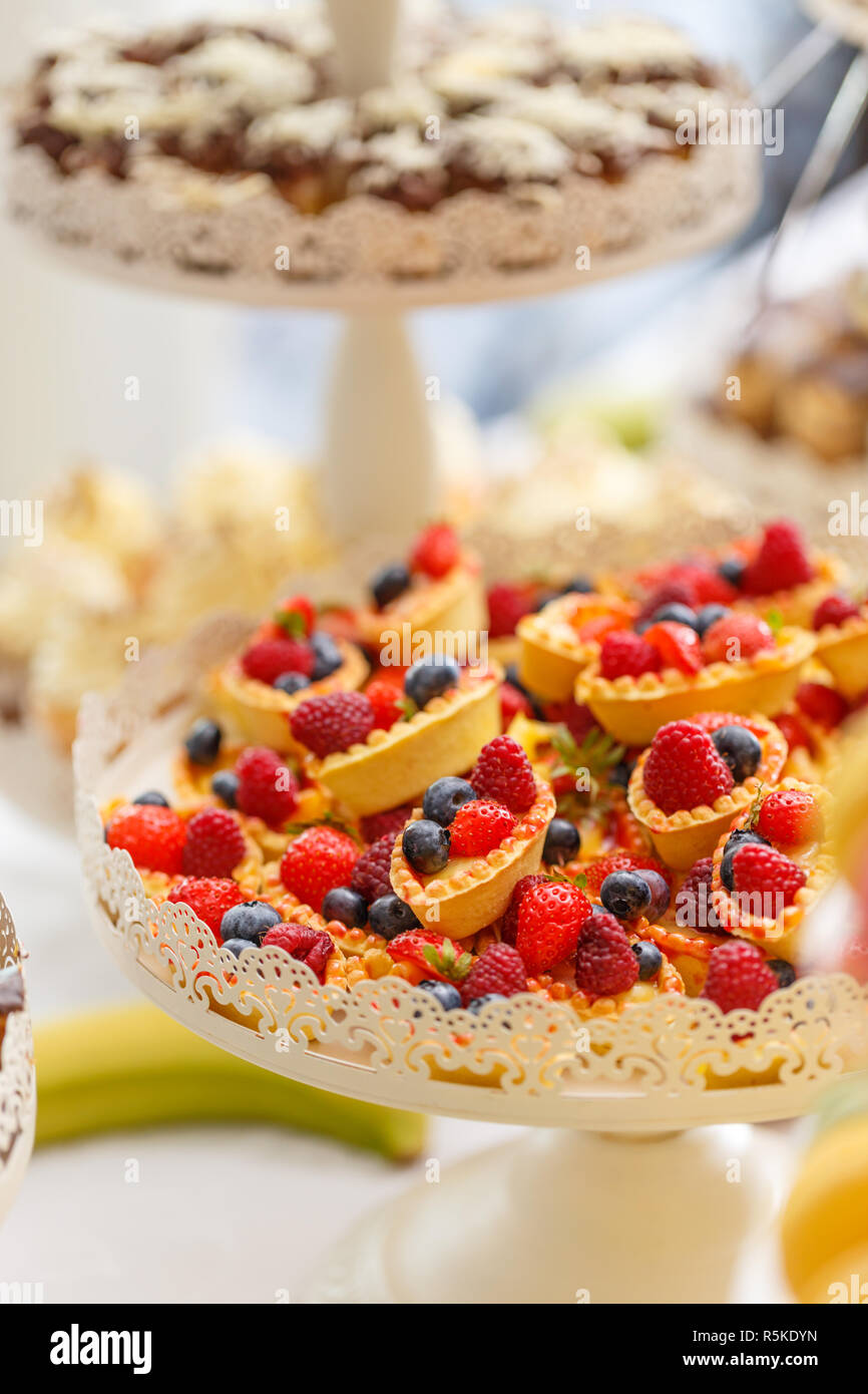 Delicious pastry cakes Stock Photo - Alamy