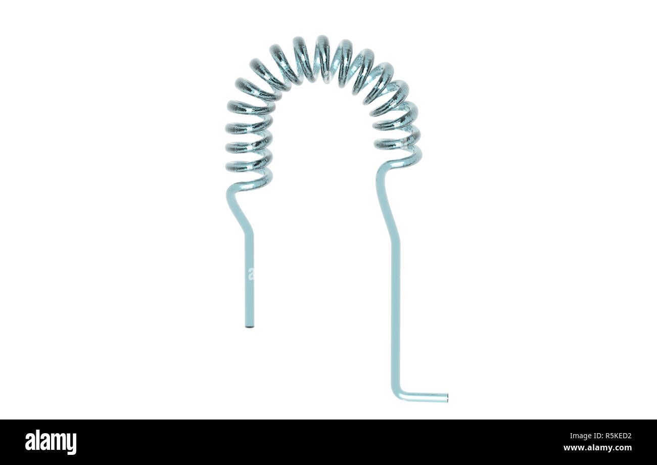 spiral-shaped glass tube released in the laboratory Stock Photo - Alamy