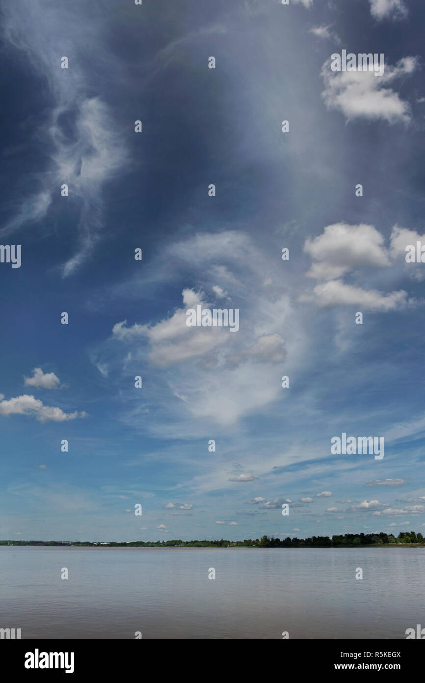 Landscape of estuary Stock Photo - Alamy