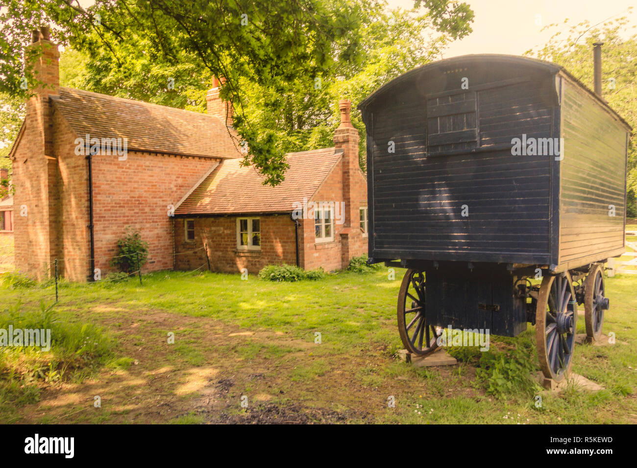Avoncroft Museum of Historical Buildings grounds Stock Photo - Alamy