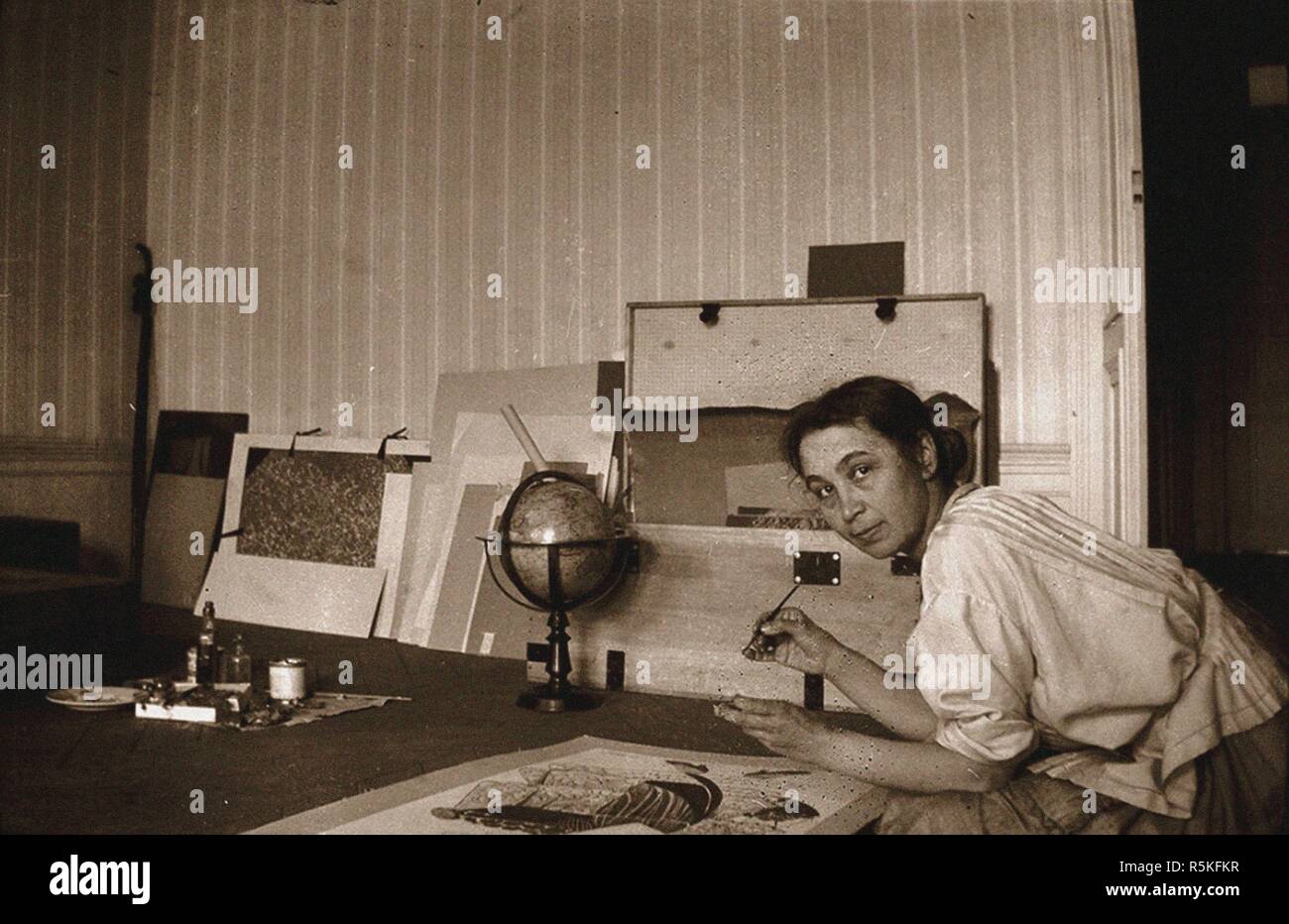 Natalia Sergeevna Goncharova (1881-1962). Museum: PRIVATE COLLECTION. Author: ANONYMOUS Stock ...